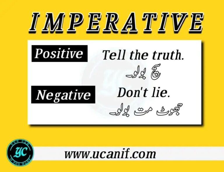 Imperative Sentence In Urdu - Meaning, Definition And Examples - You Can
